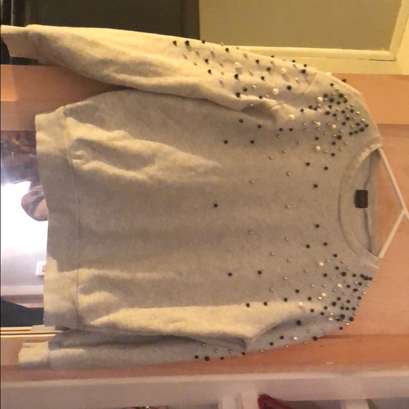 free press | Other | Beaded Sweatshirt | Poshmark